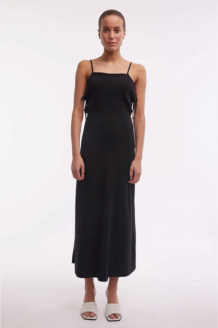 Shop Oval Square Austin long dress black
